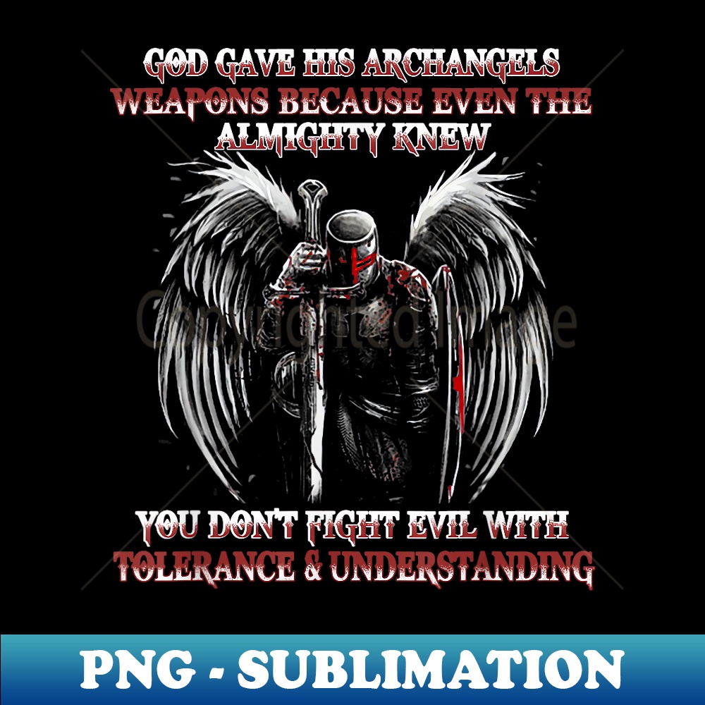 God Gave His Archangels Weapons Christian Religious - PNG Tr | Inspire ...