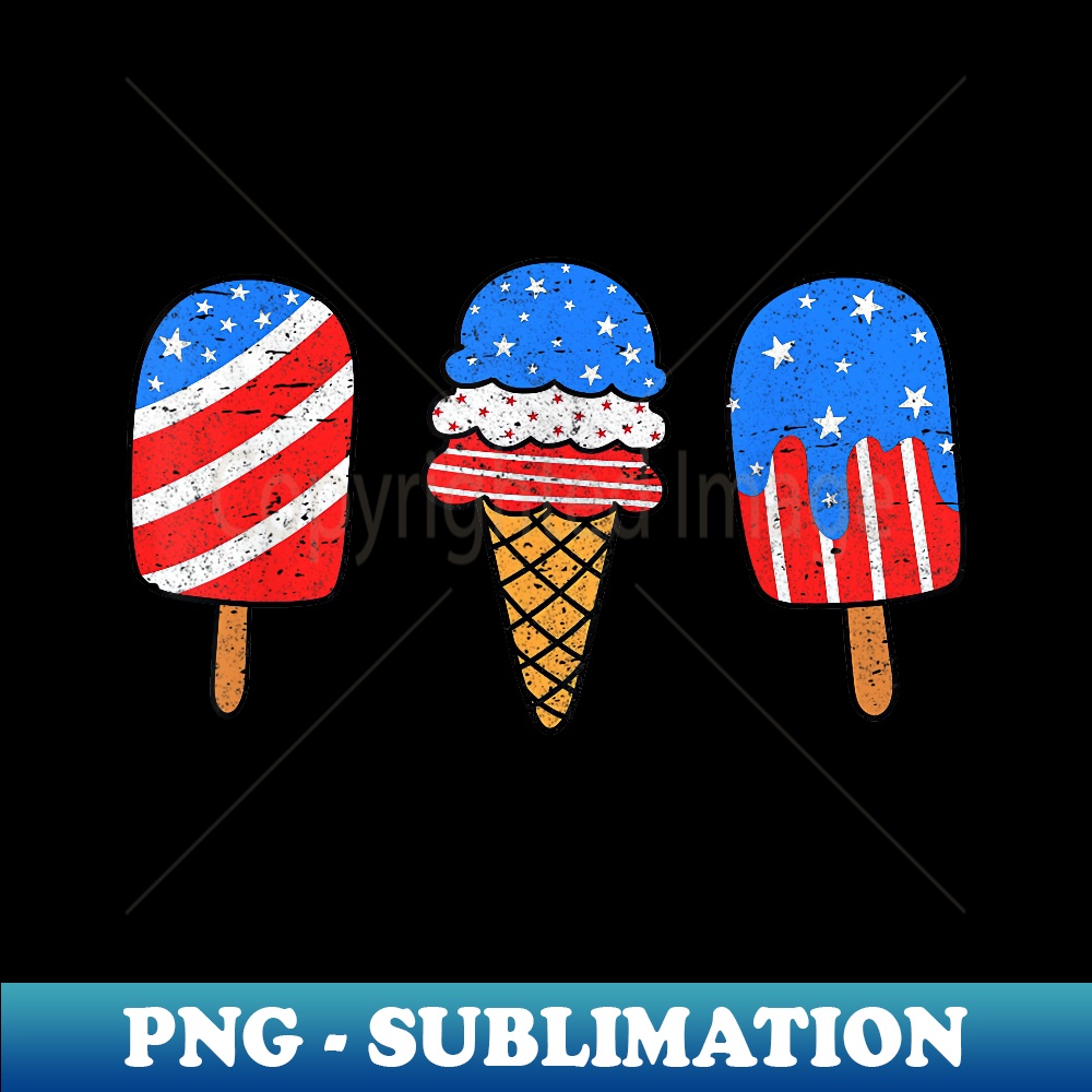 4th Of July Ice Pops Red White Blue American Flag - High-Res | Inspire ...