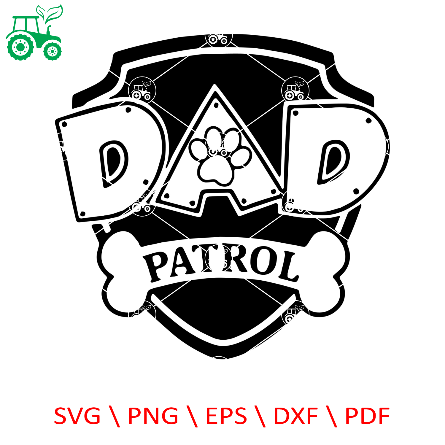 Dad Paw Patrol svg, Paw patrol Clipart, Cartoon Paw Svg, Dog - Inspire ...