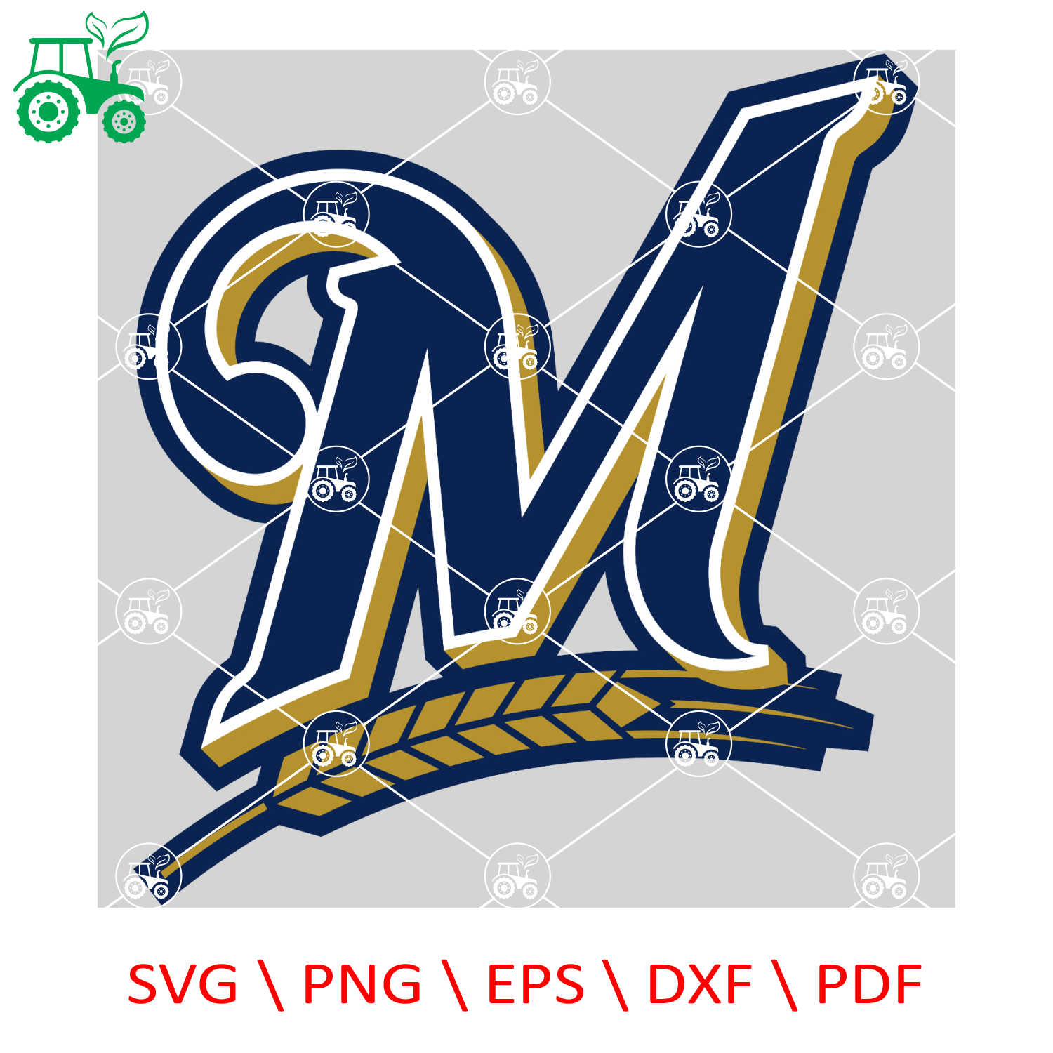 Milwaukee Brewers svg, Sports Logo Svg, MLB svg, Milwaukee B - Inspire ...