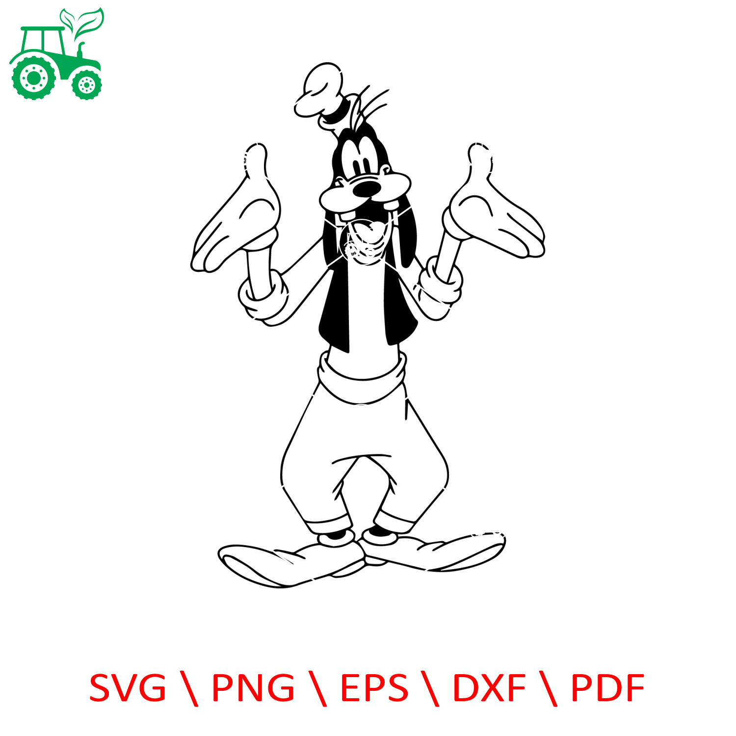 Goofy SVG, Disney SVG, Digital Files | Inspire Uplift