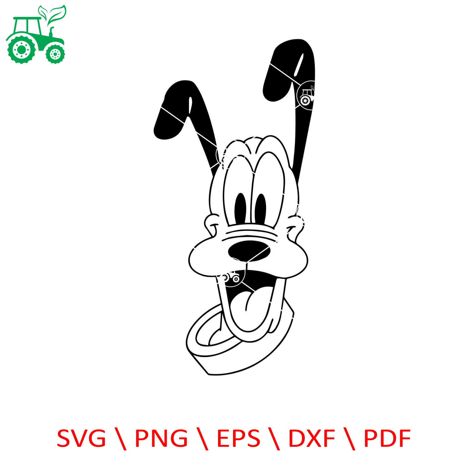 Pluto Face SVG File - Inspire Uplift