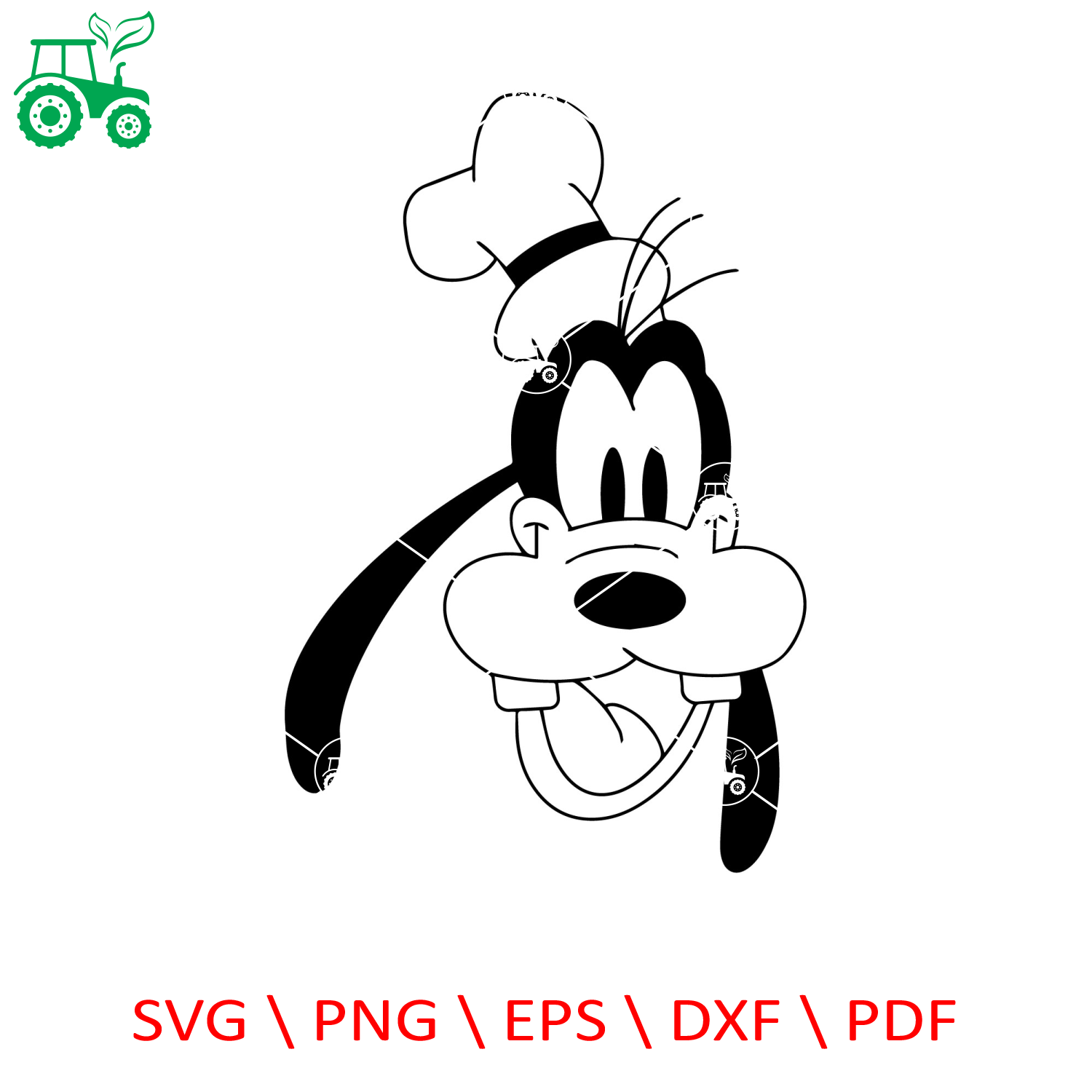 Goofy Face SVG File - Inspire Uplift