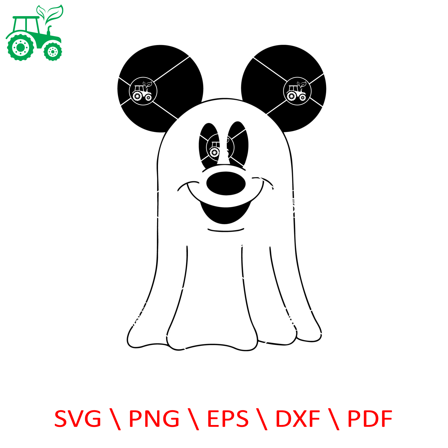 Halloween, Mickey Mouse Ghost SVG Digital Files | Inspire Uplift