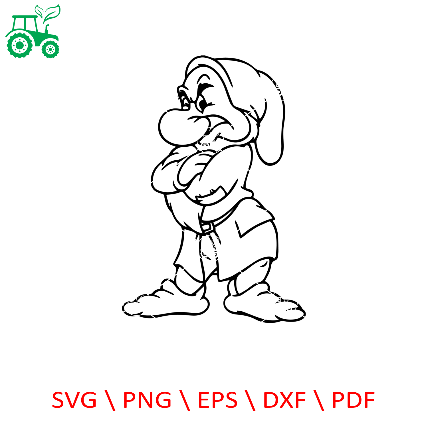 Grumpy Svg Clip art Files, Snow White and Seven Dwarfs, Icon - Inspire ...