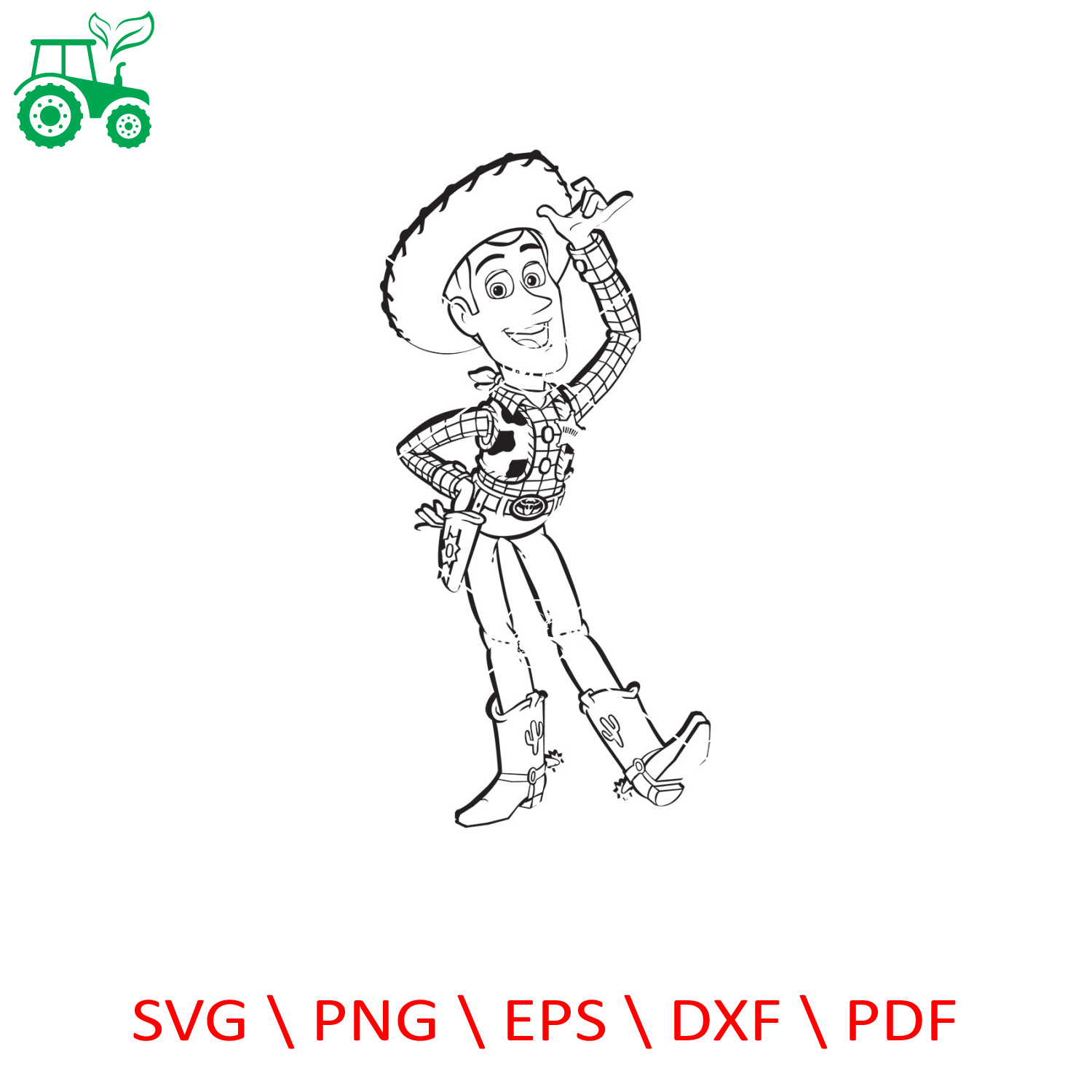 Coloring Woody Svg, Woody Design, Cartoon Svg, Coloring Toy | Inspire ...