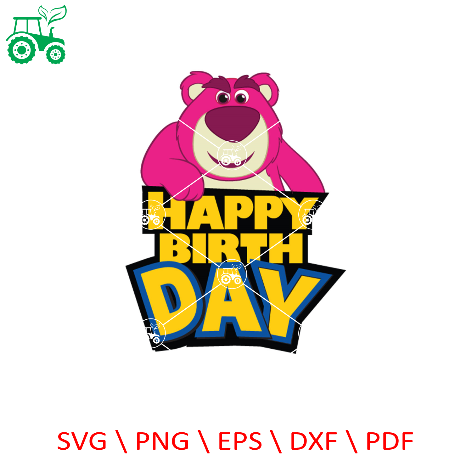 Happy Birthday Lotso Svg, Lotso Png, Lotso Toy Story, Lotso - Inspire ...