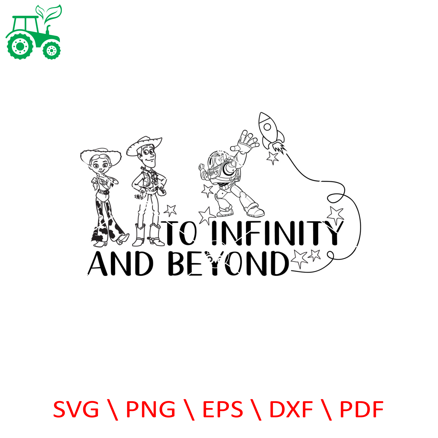 Coloring To Infinity And Beyond Svg, Buzz Lightyear Svg, Car - Inspire ...