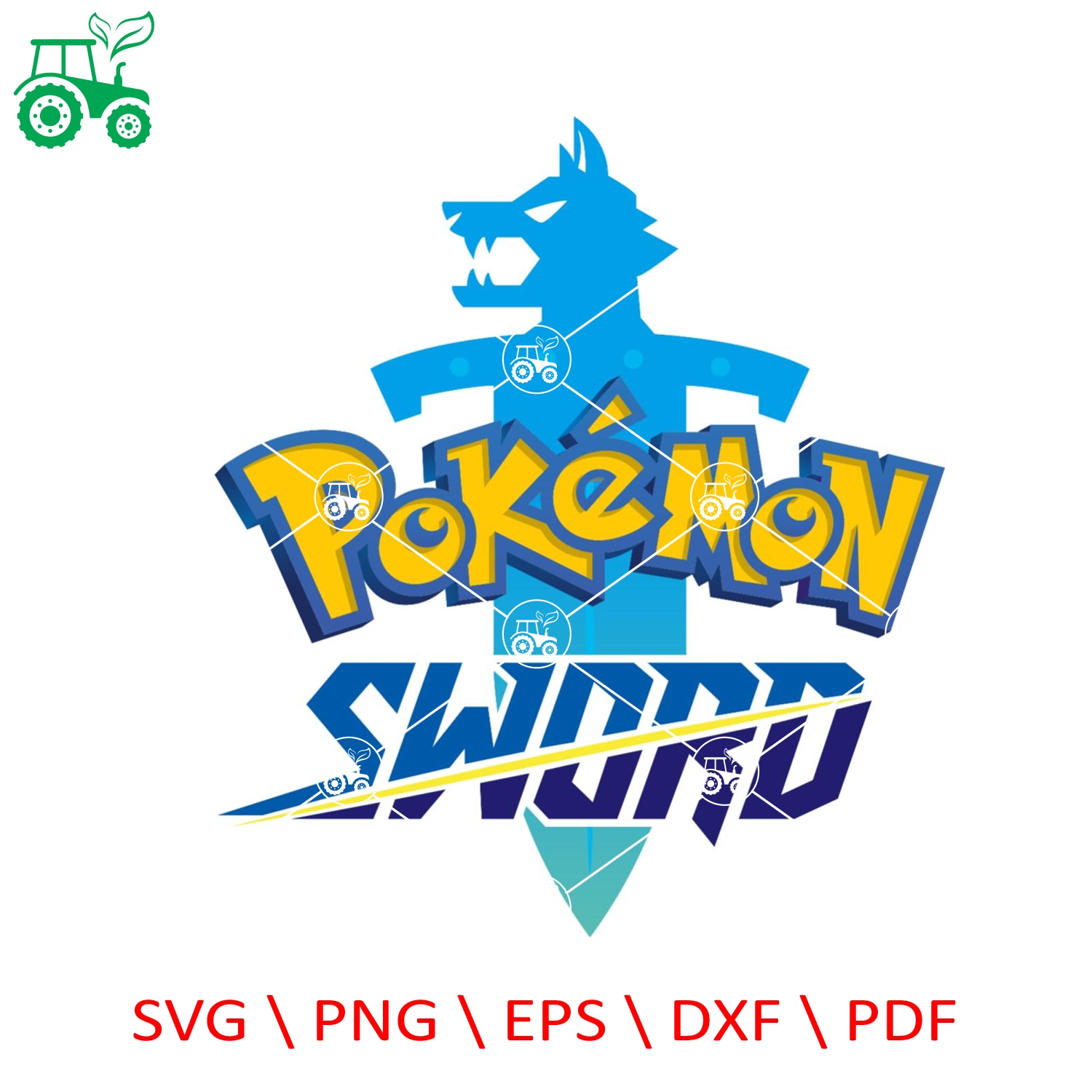 Anime Pokemon Sword Logo SVG PNG Cutting Files - Inspire Uplift