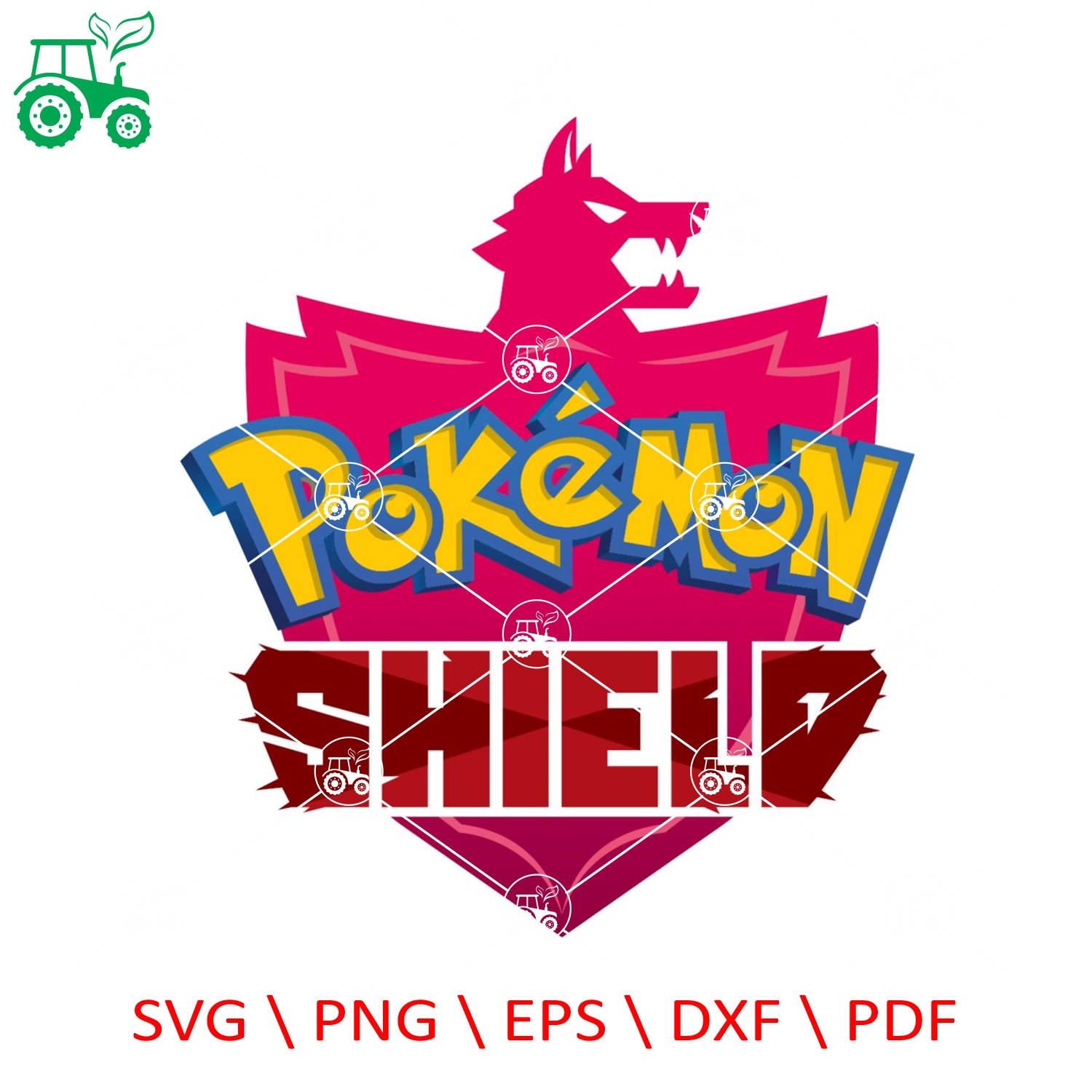 Anime Pokemon Shield Logo SVG PNG Cutting Files | Inspire Uplift