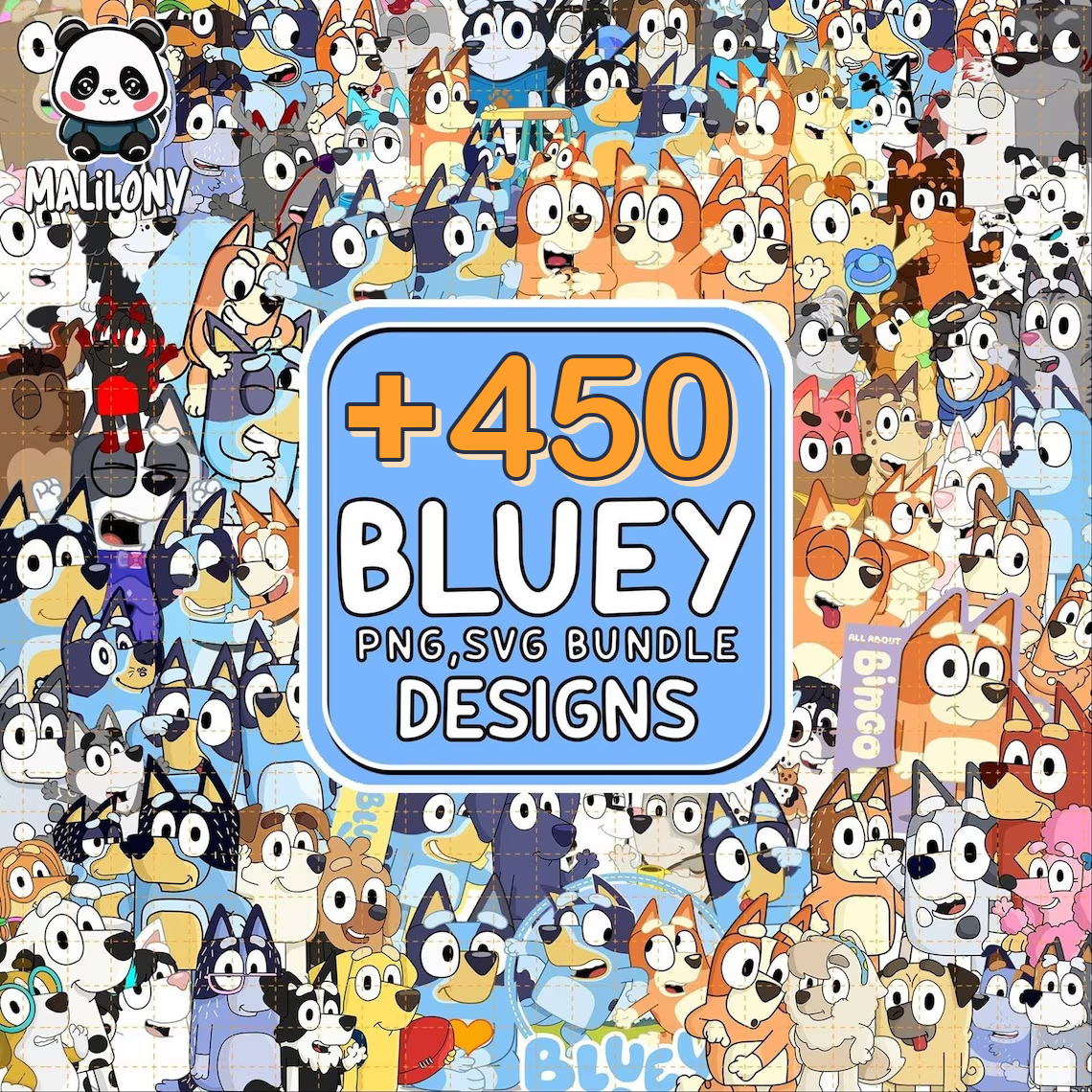 Bluey Png Svg Bundle, Bluey Family Characters Svg Png - Inspire Uplift