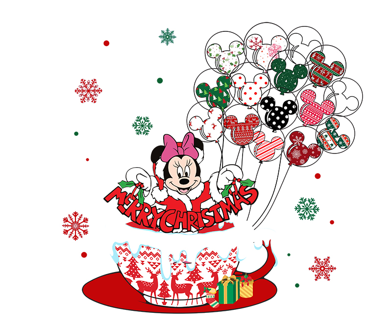 Disney Minnie Mouse Holiday Joyful Collection Png Fun - Inspire Uplift