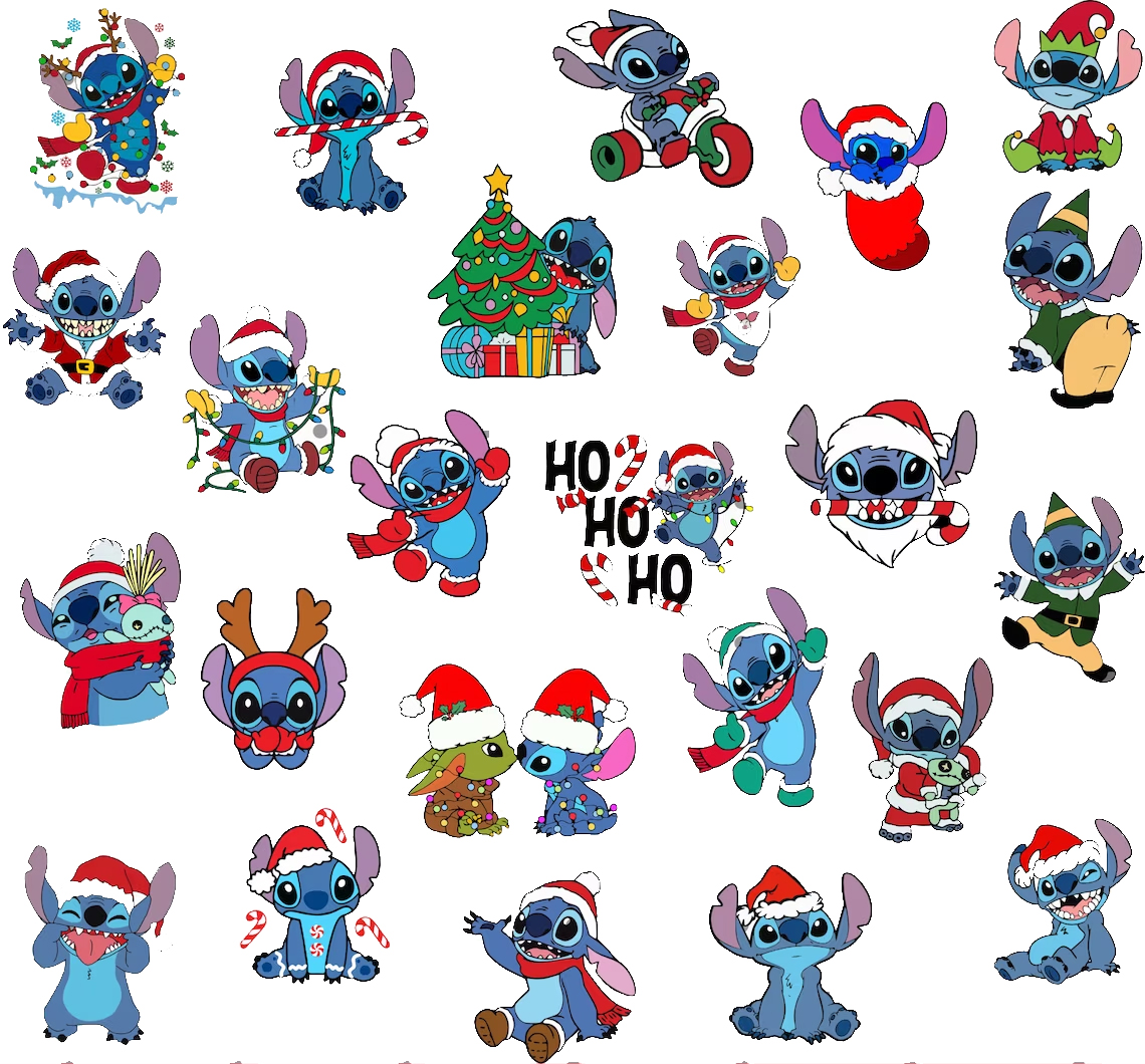 Stitch Christmas Svg Png, Lilo and Stitch Svg, Disney Christ - Inspire ...
