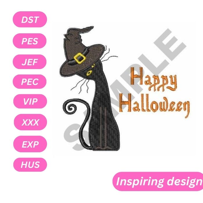 Cute Happy Halloween Embroidery Design, Machine Embroidery D | Inspire ...