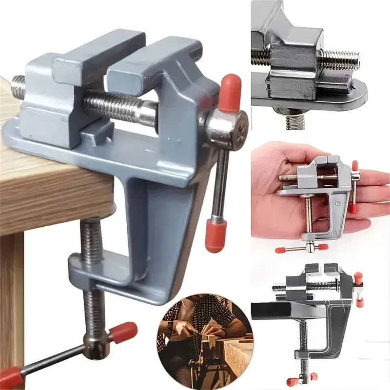 3.5" Aluminum Mini Bench Vise – Hobby Clamp Tool | Inspire Uplift