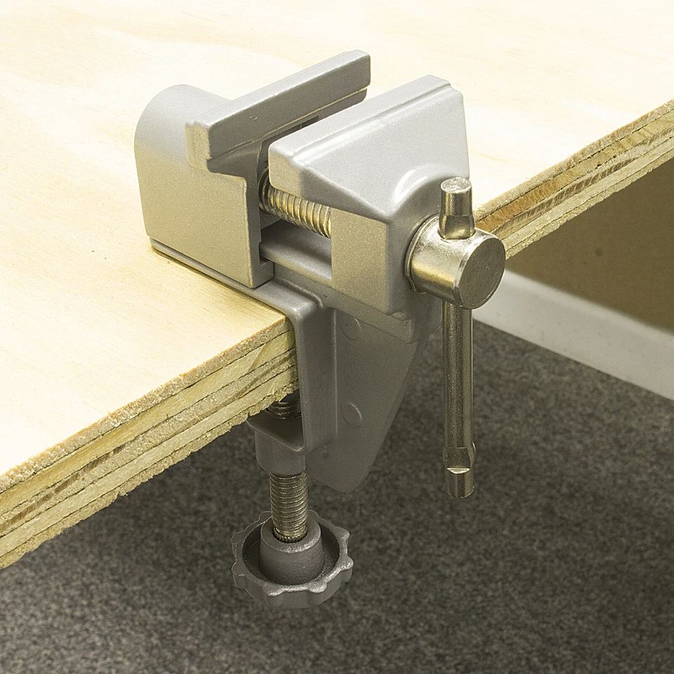 Mini Table Bench Vise - Aluminum Work Clamp | Inspire Uplift