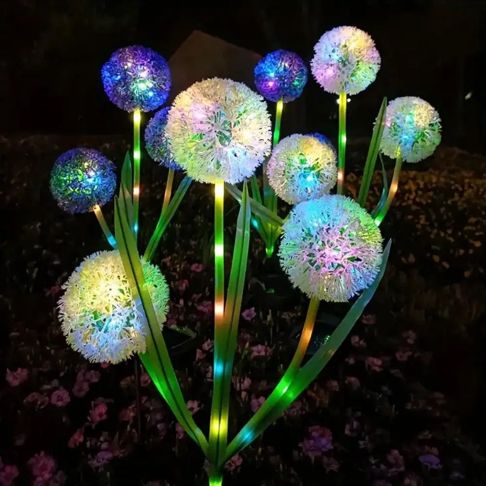 Solar Dandelion Lawn Lights for Garden Decor | Inspire Uplift