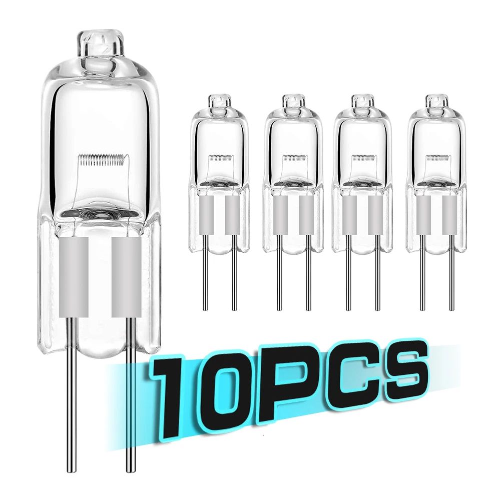 10PCS G4 Halogen Bulb JC Bi-Pin Warm White 12V | Inspire Uplift