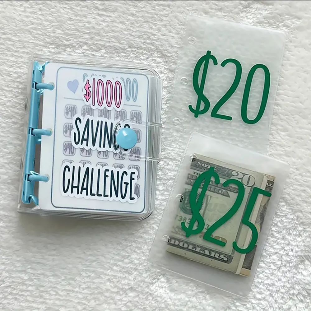 Savings Challenge Binder – Money Saving Book & Envelopes | Inspire Uplift