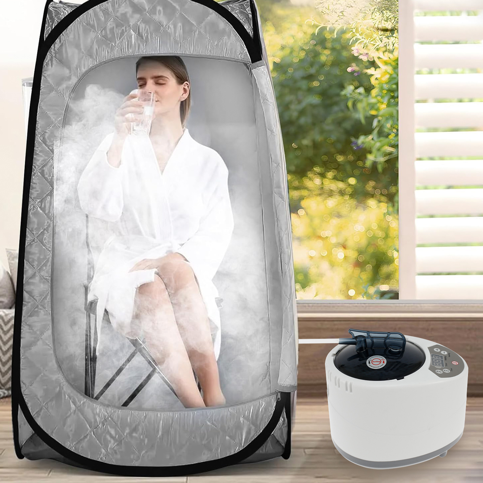 3L Sauna Steamer Machine, Large Capacity Steam Pot Generator | Inspire ...