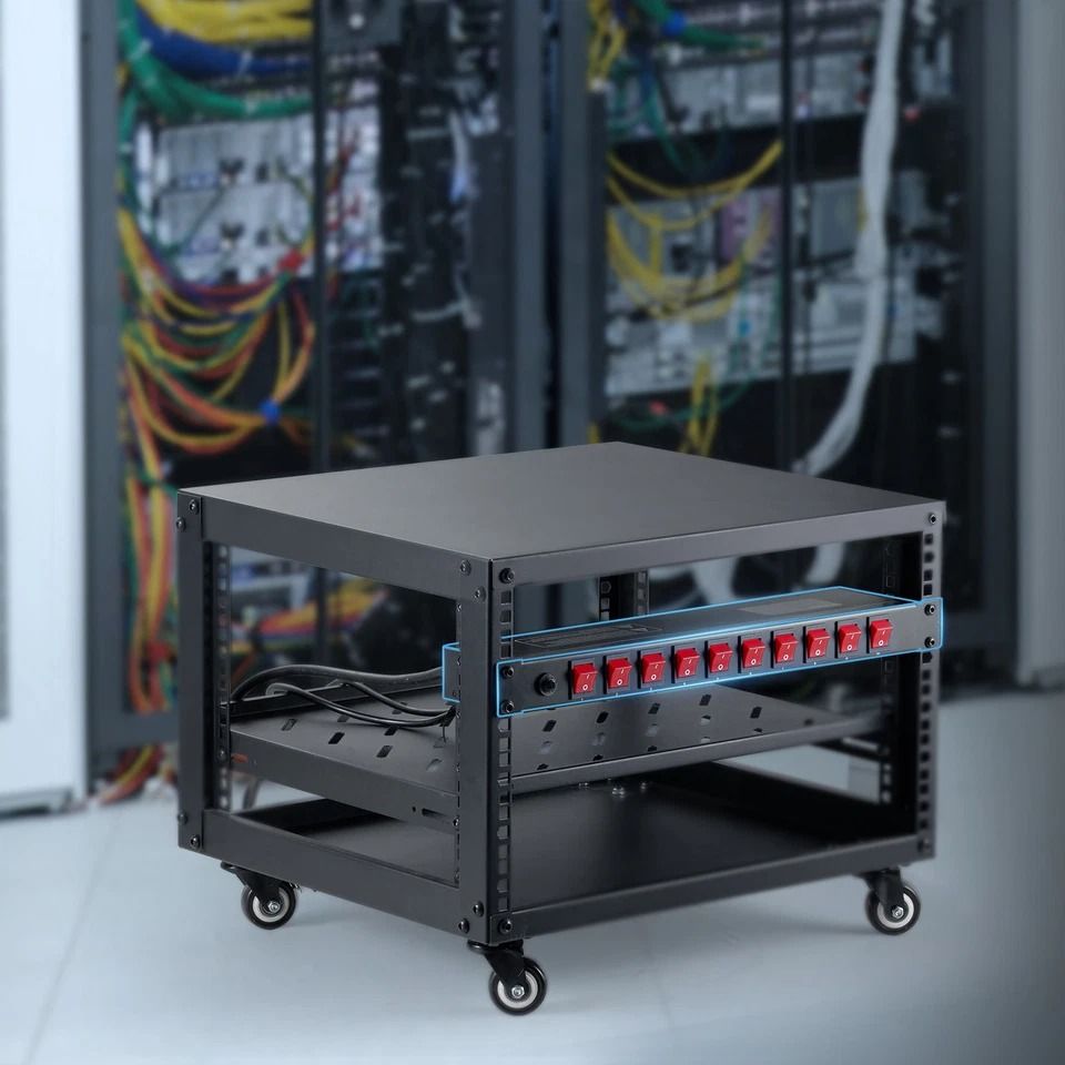 19" 1U PDU Power Strip – 10 Outlets w/ Surge Protection | Inspire Uplift