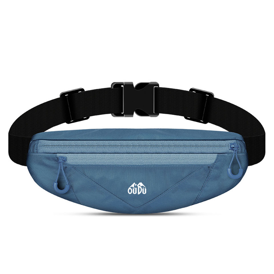 Running Double Zipper Pocket Waist Bag Sport Belt | Inspire Uplift