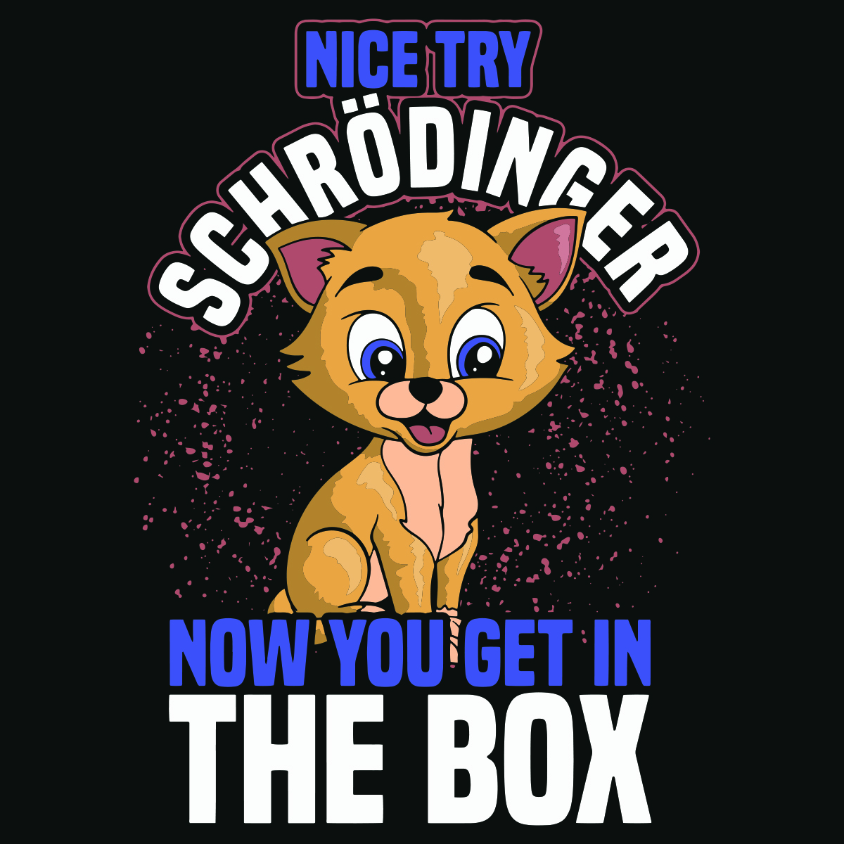 Nice Try Schrodinger Now You Get In The Box Svg | Inspire Uplift
