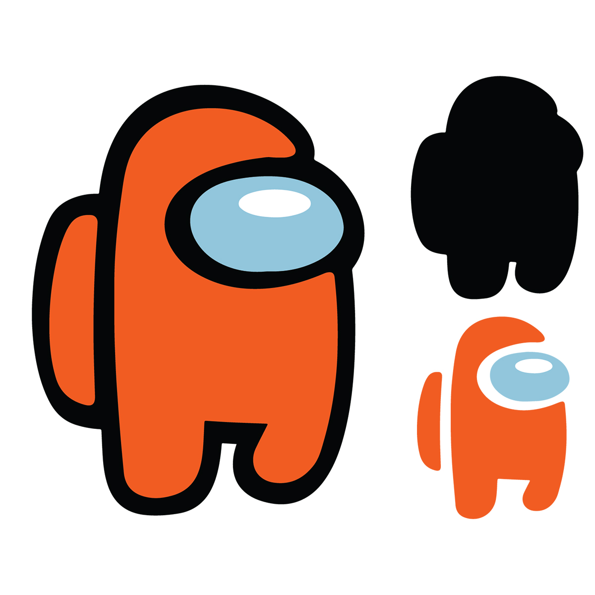 Among Us Orange Impostor Svg | Inspire Uplift