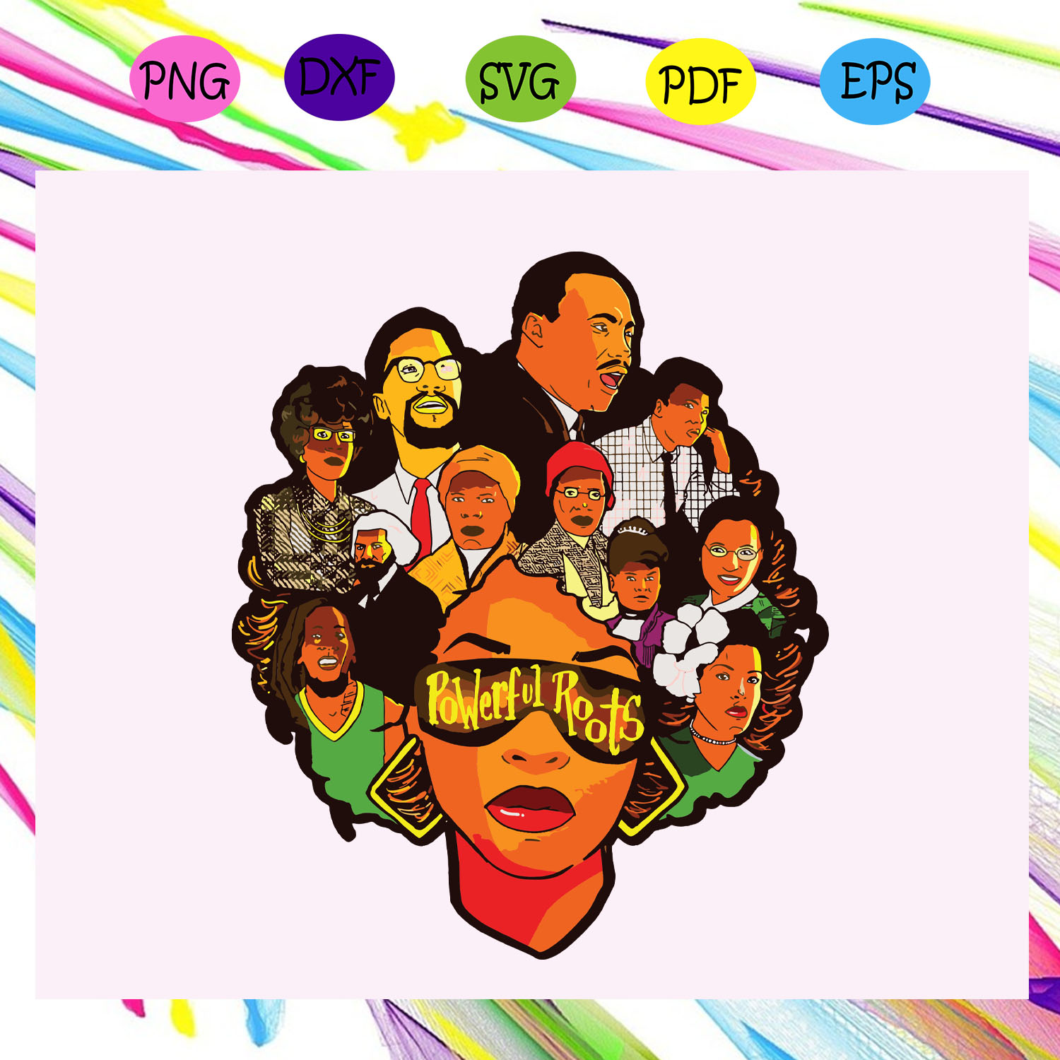 Powerful Roots Black History Month root svg | Inspire Uplift