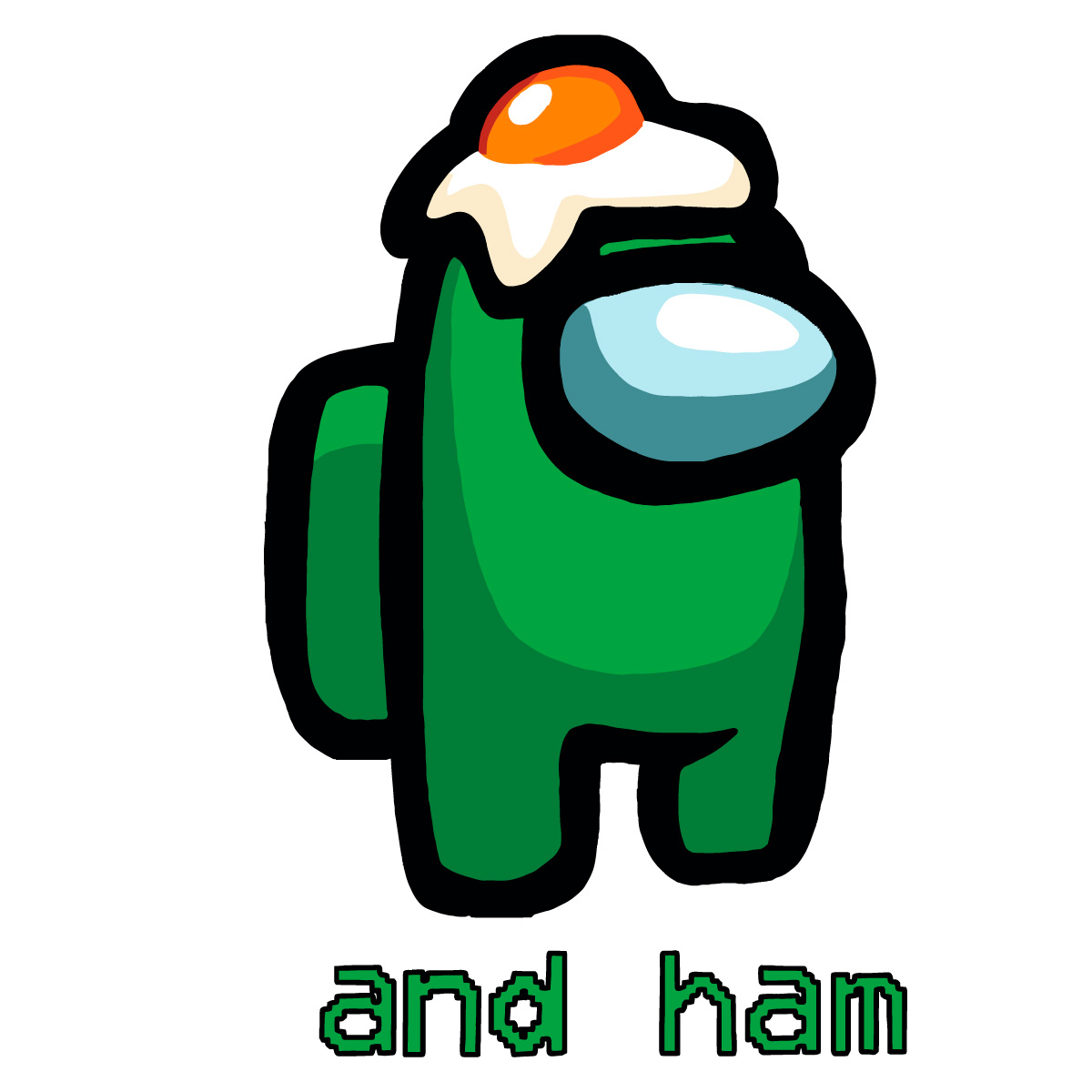 Among Us Green Eggs And Ham Svg - Inspire Uplift