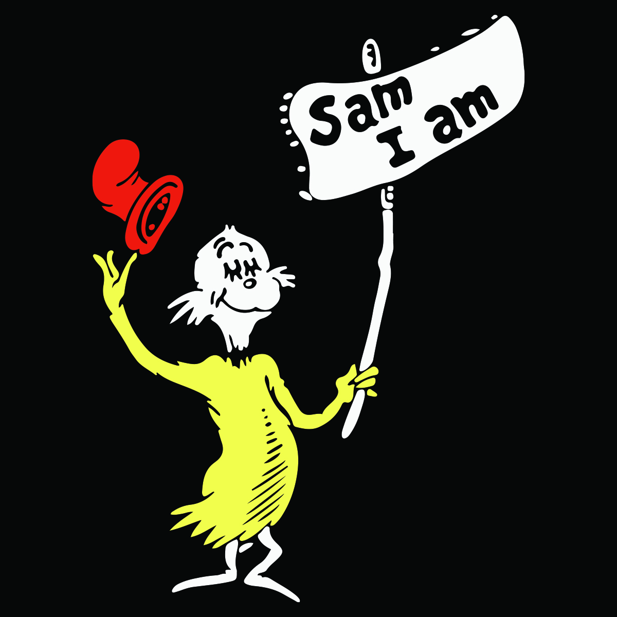 Seuss Sam I Am Svg - Inspire Uplift