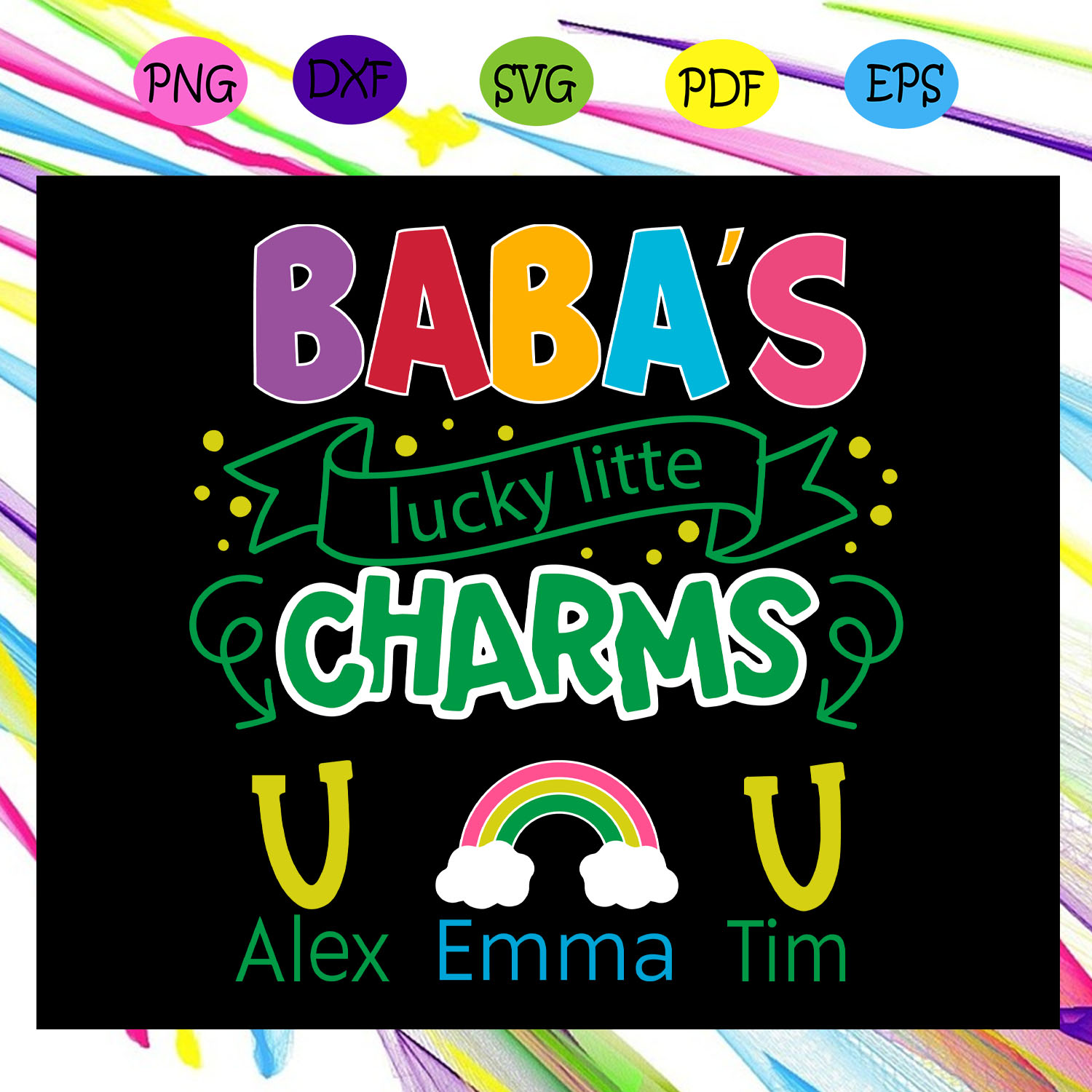 Baba lucky charms baba svg | Inspire Uplift
