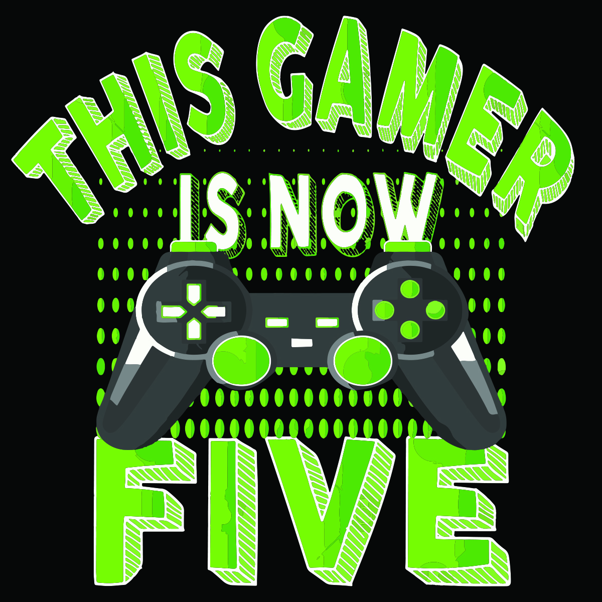 This Game Is Now Five Svg BD | Inspire Uplift