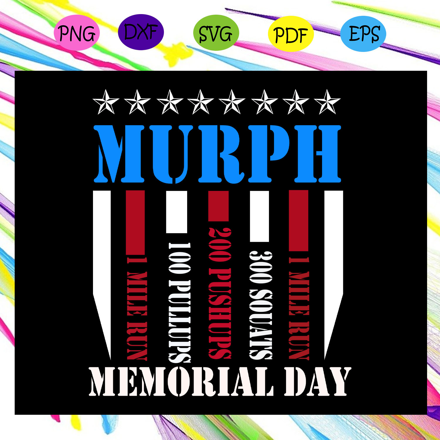 Murph memorial day memorial day svg | Inspire Uplift