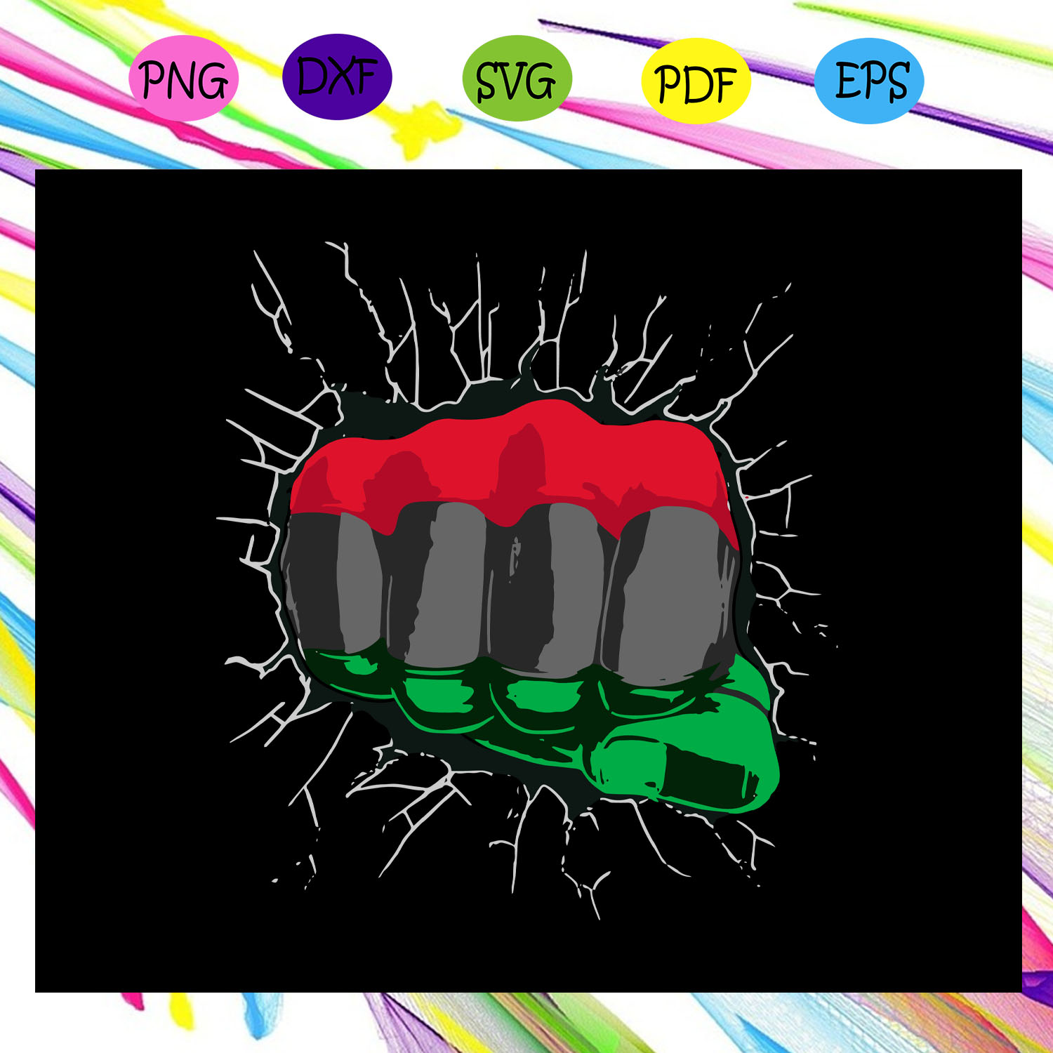 Pan African Unia Flag Svg | Inspire Uplift