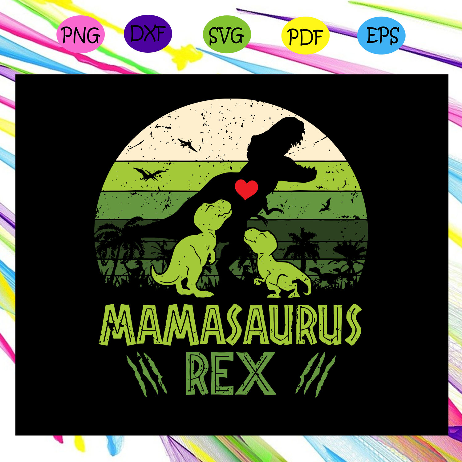 mamasaurus svg - Inspire Uplift
