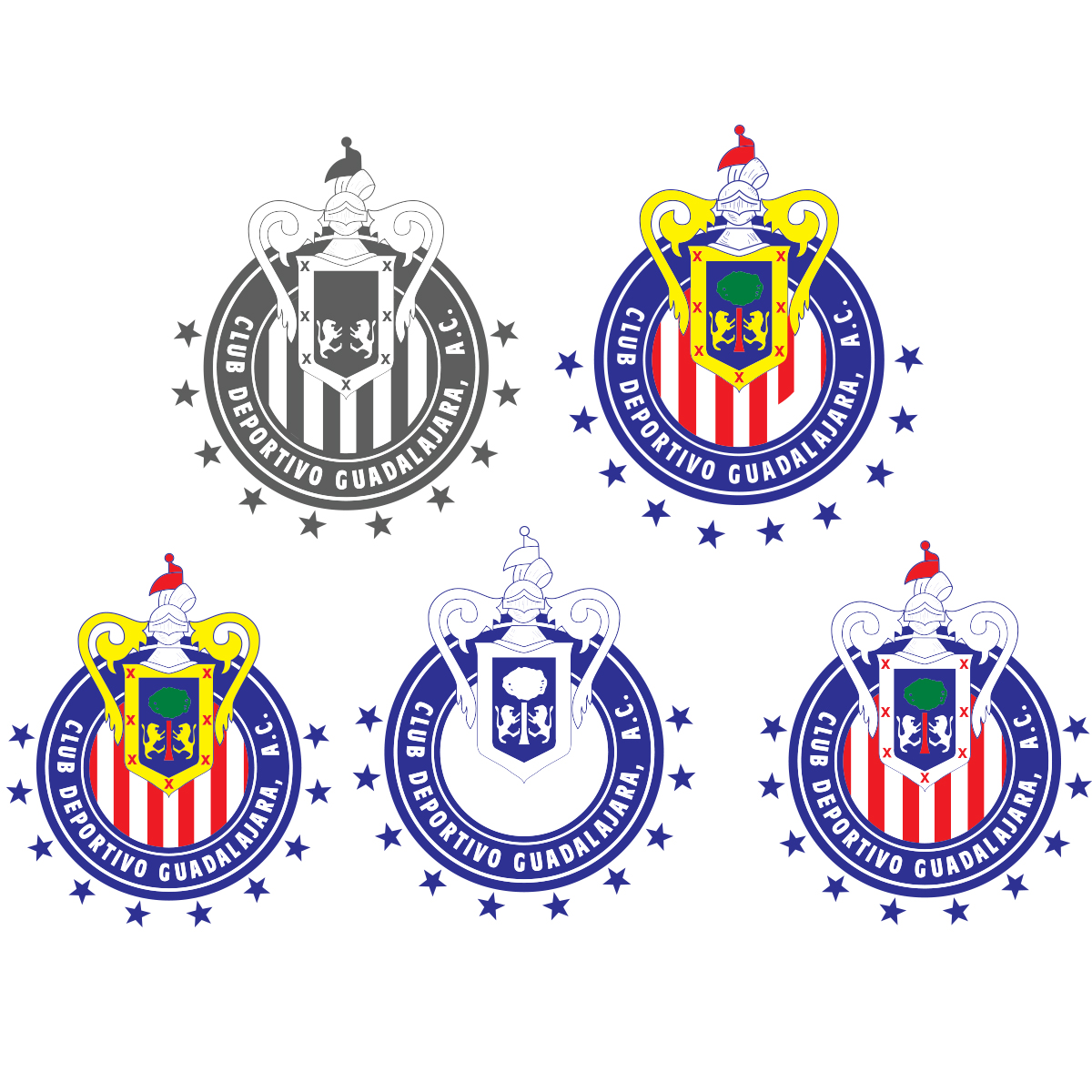 Chivas Guadalajara Logo Bundle Svg | Inspire Uplift