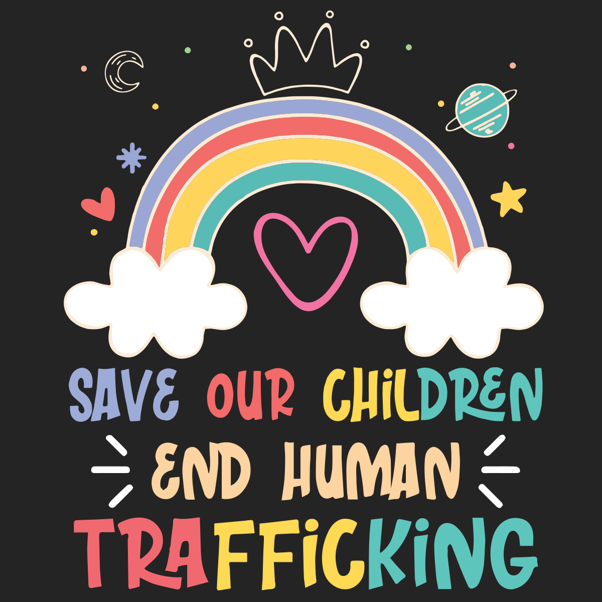 Save our children end human trafficking svg | Inspire Uplift