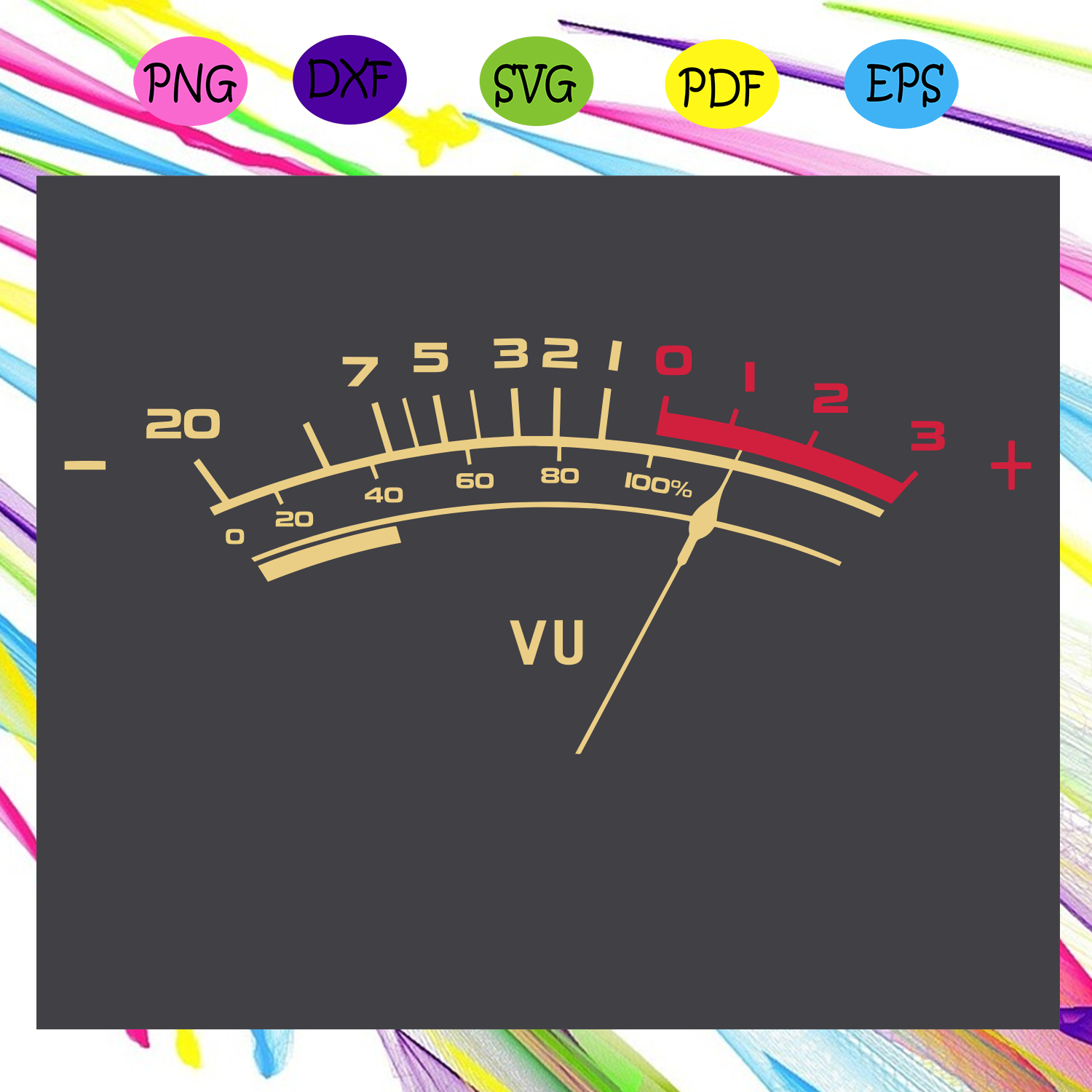 Vu meter svg | Inspire Uplift