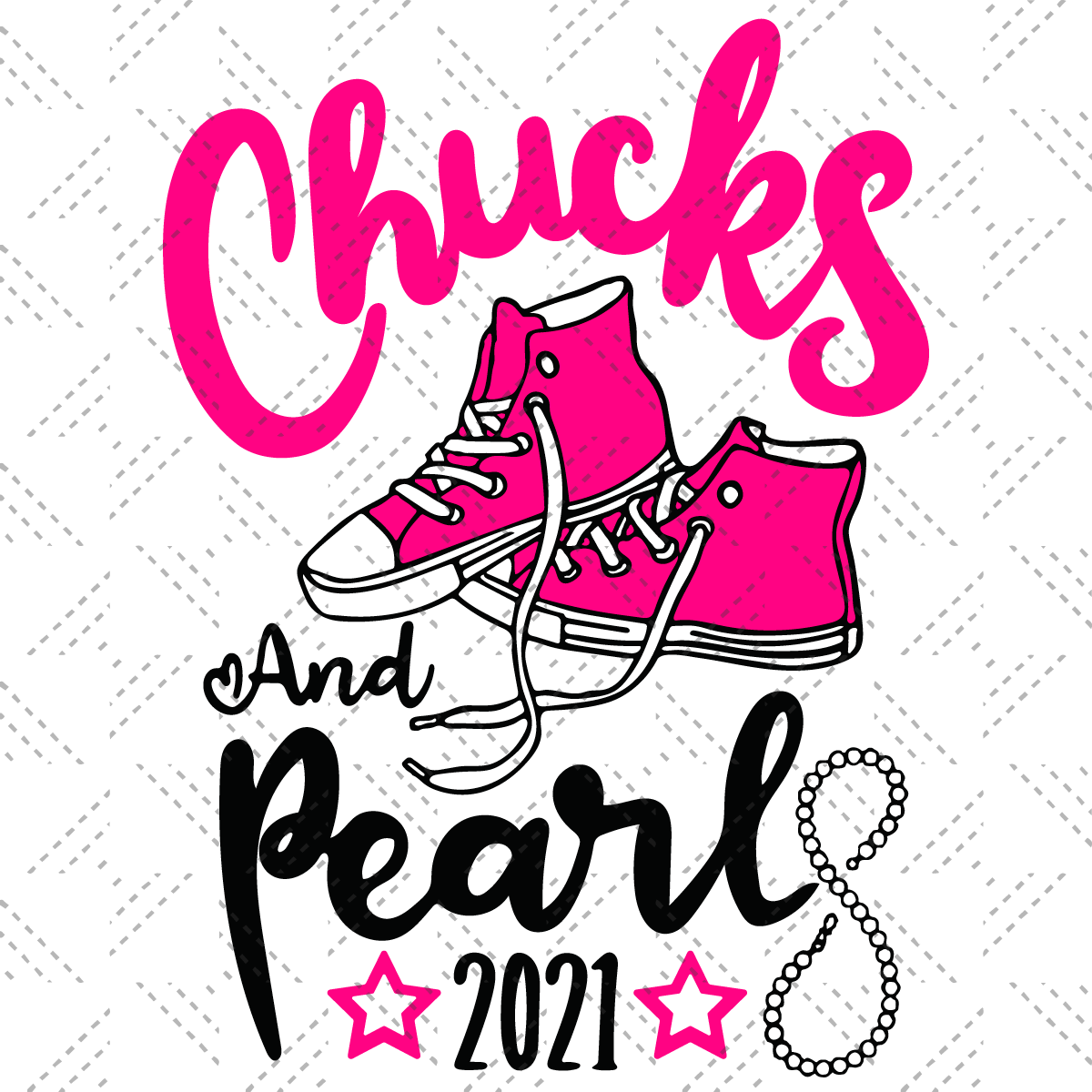 Chuck And Pearls Svg | Inspire Uplift