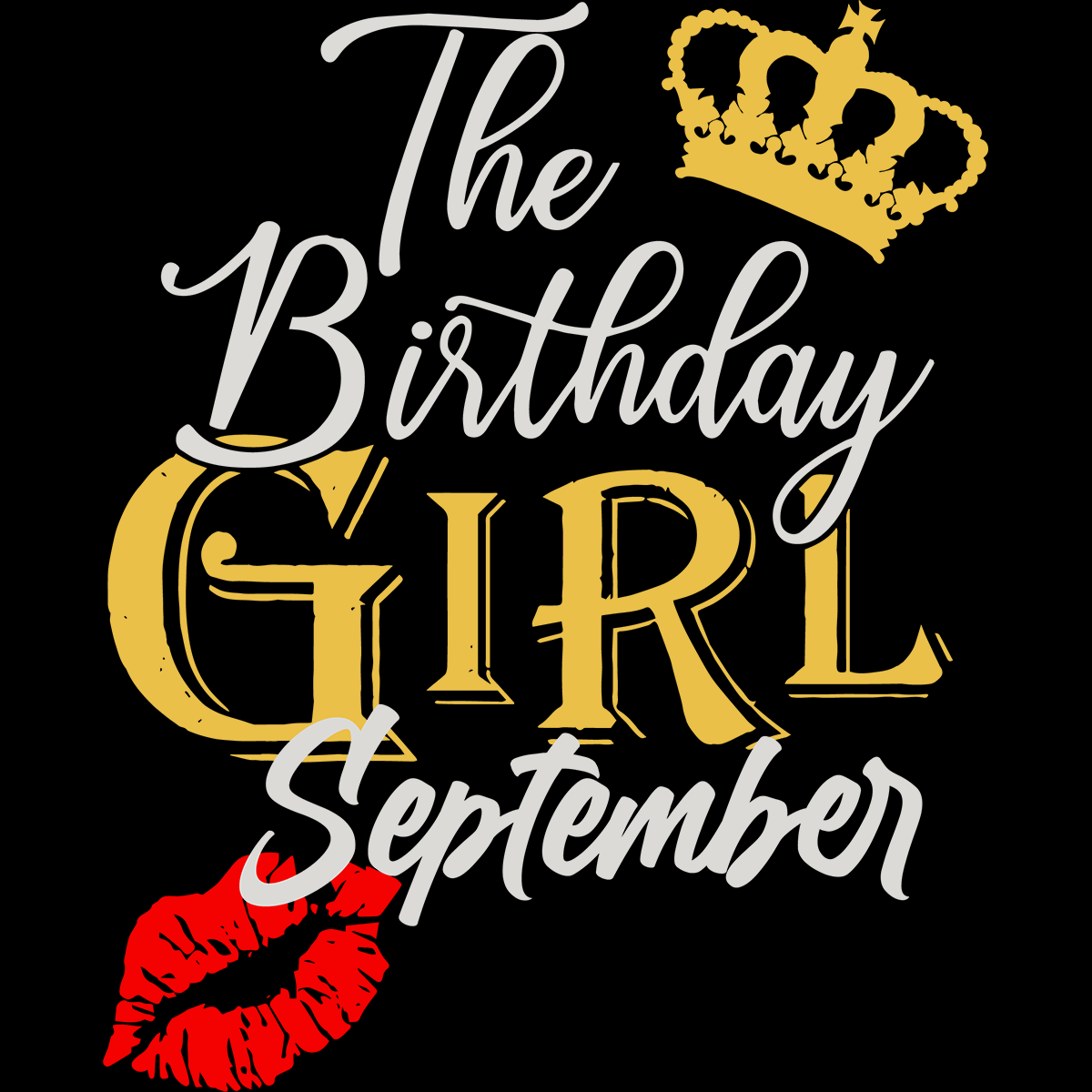 September Birthday Svg | Inspire Uplift