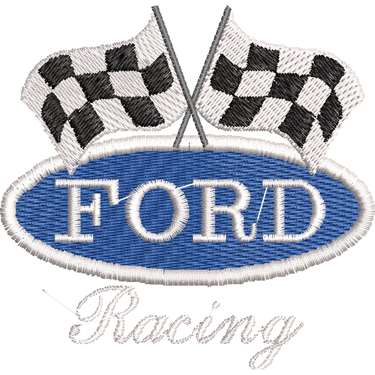 Ford Racing Logo Car Embroidery Download File Logo Car Desig | Inspire ...