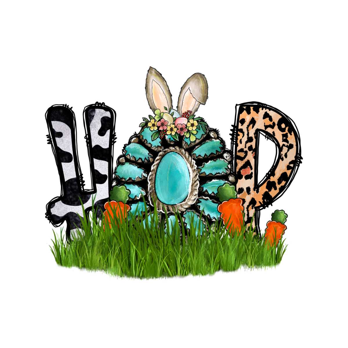 Diamond Blue Hop Rabbit Png Vintage Hop Png Download | Inspire Uplift