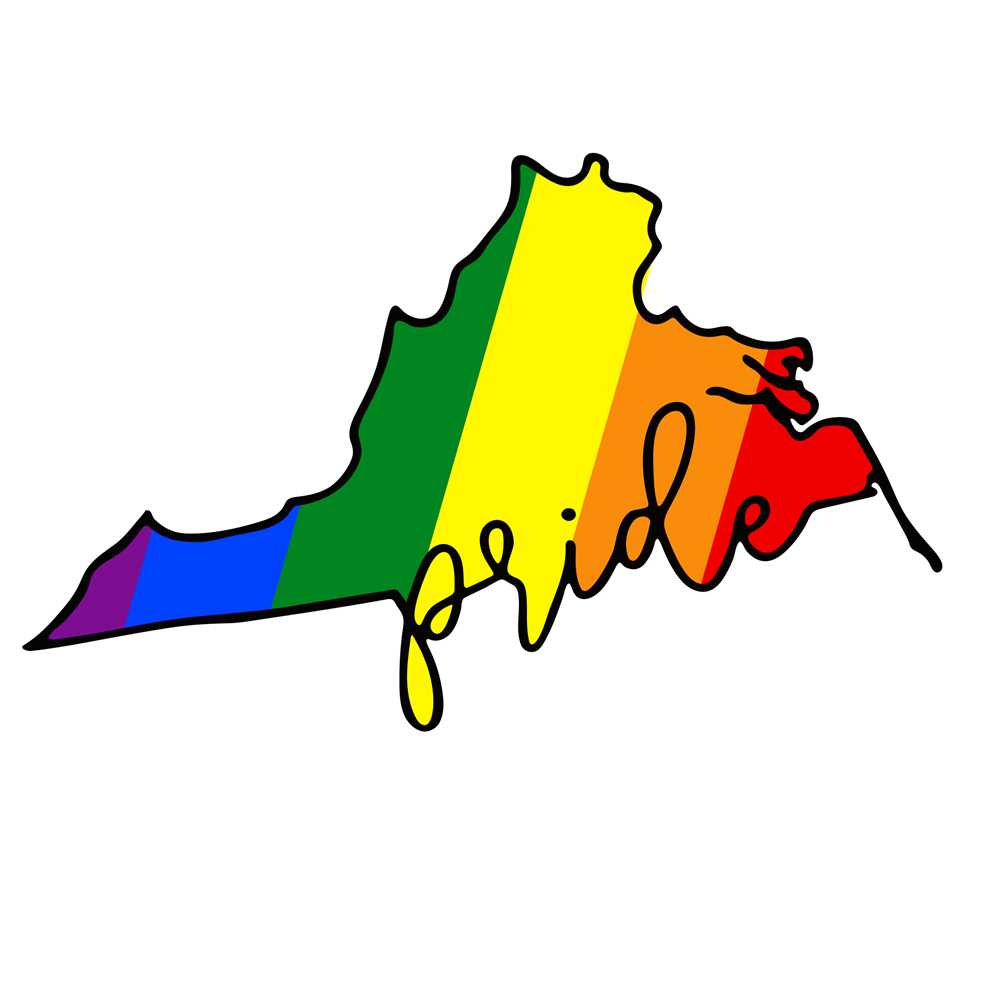 Virginia LGBT Pride Svg, Lgbt Svg, Virginia Svg, Virginia Ma | Inspire ...