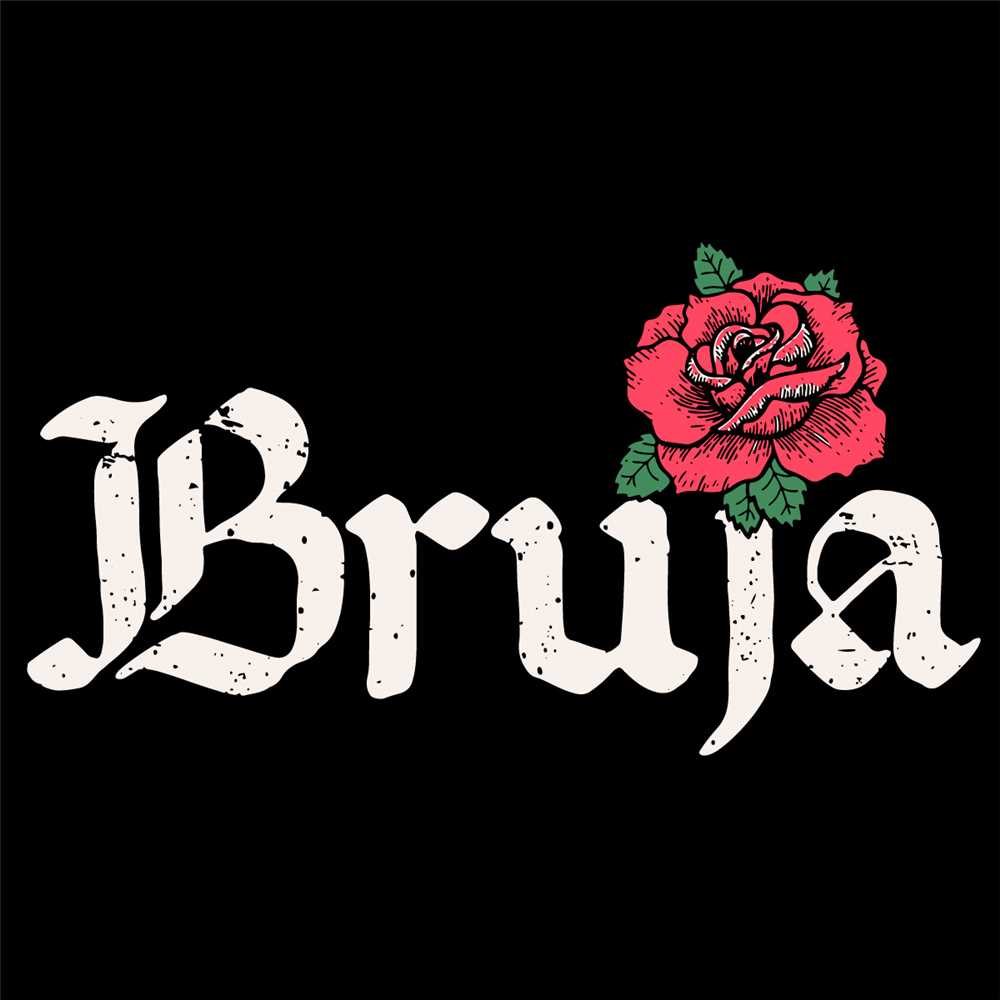 Bruja Witch Red Rose Svg, Trending Svg, Bruja Svg, Red Rose - Inspire ...
