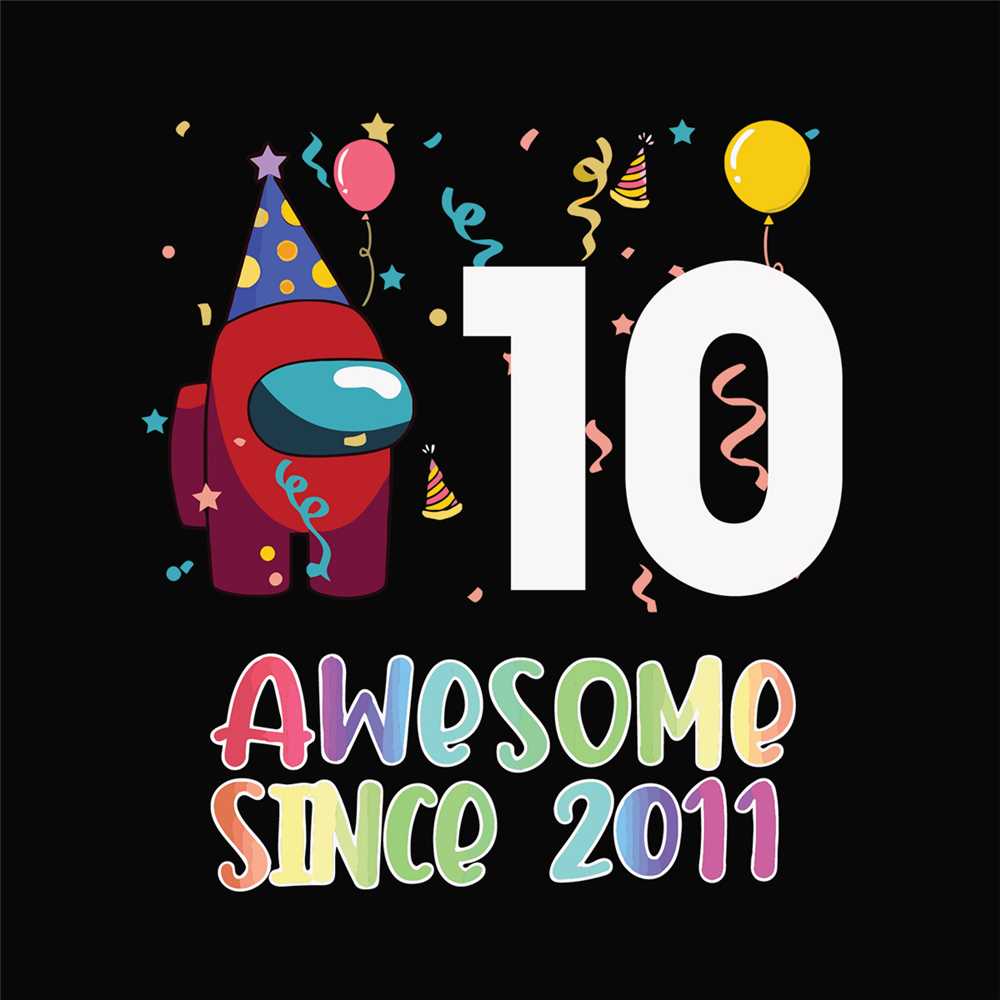 Among Us Birthday Svg | Inspire Uplift