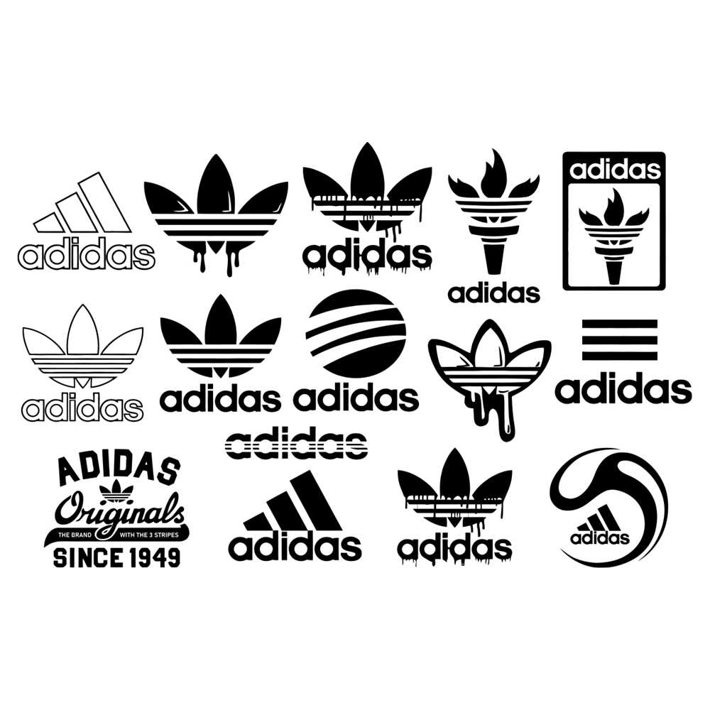 Adidas Logo Bundle Svg, Trending Svg, Adidas Svg, Adidas Log | Inspire ...