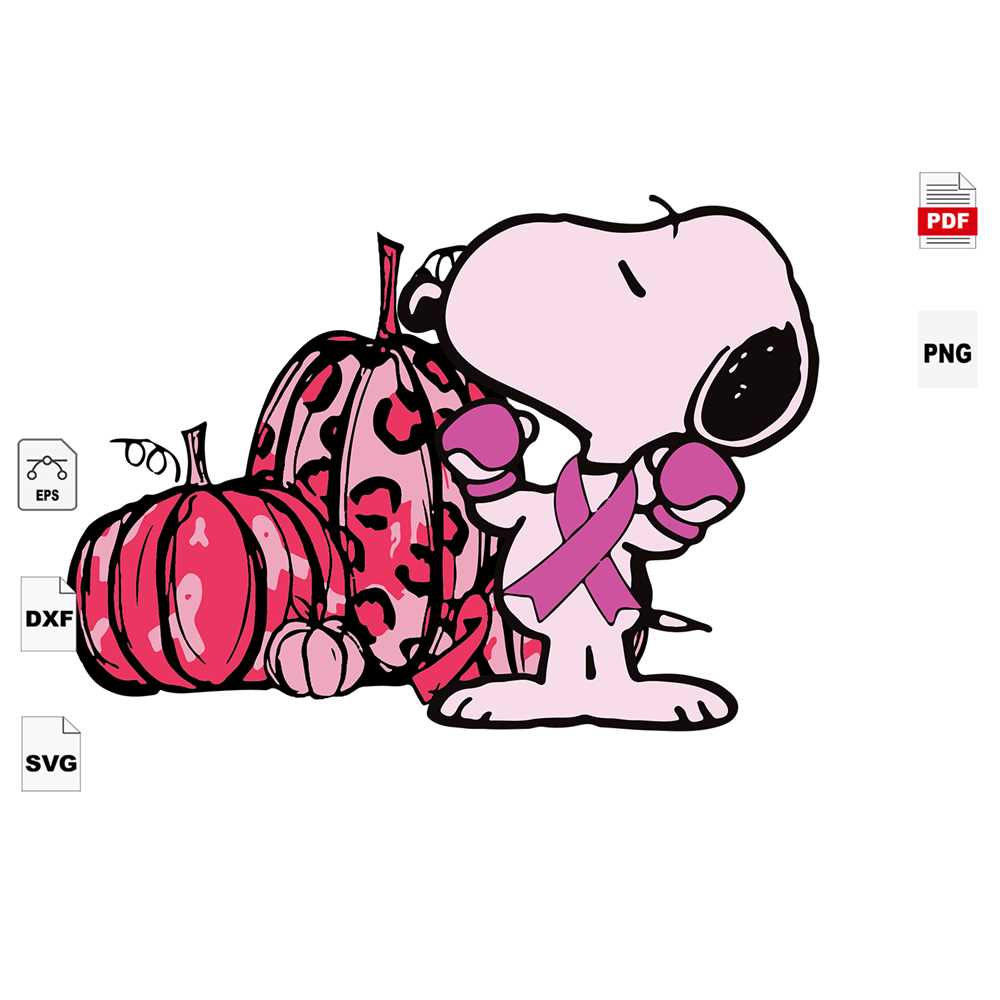 Snoopy Breast Cancer, Snoopy, Snoopy Svg, Breast Cancer Svg, - Inspire ...