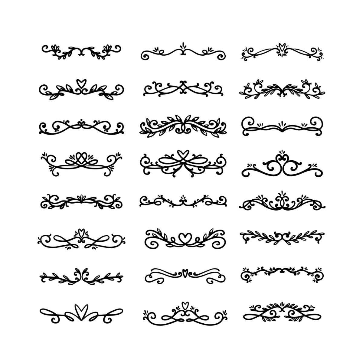 24 Text Dividers Designs Pattern Decorate Monogram Decoratio | Inspire ...