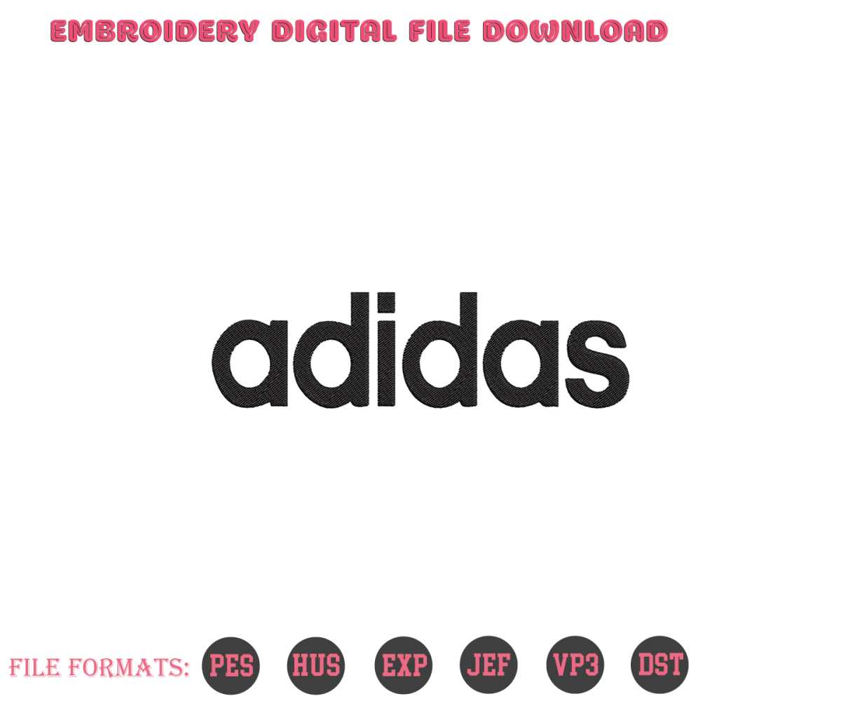 Adidas Logo Legend Embroidery Design Download File | Inspire Uplift